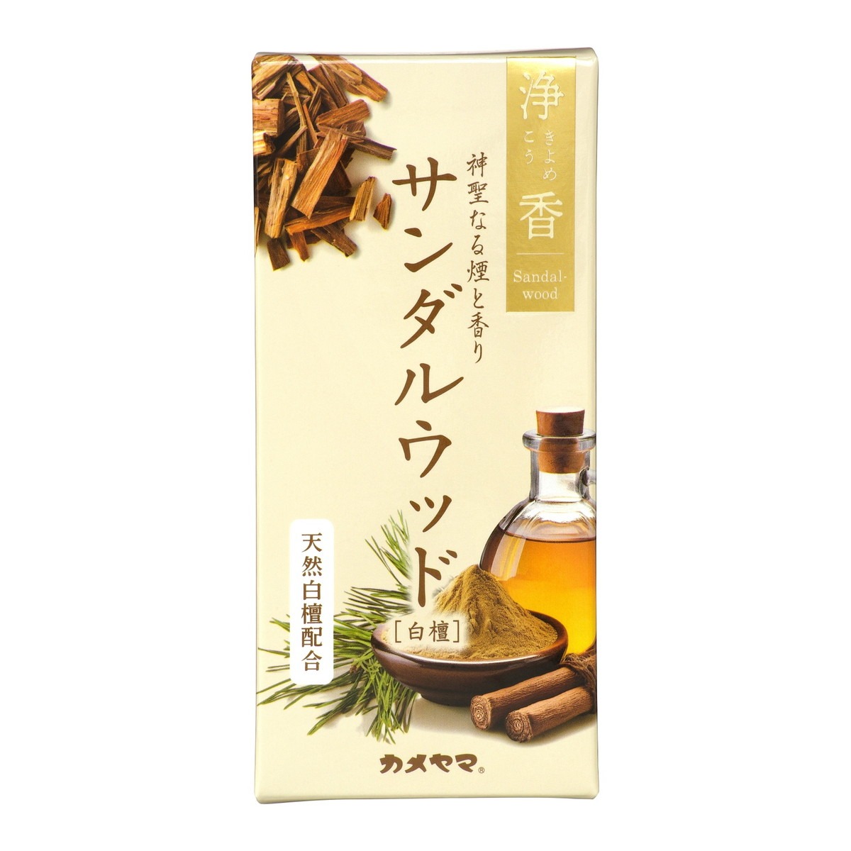 天然白檀にシダーウッド精油や安息香をブレンドしました。 甘くまろやかで深みのある香りに仕上げています。 深い香りが広がり安らぎのひとときを演出します。 お線香の先端にゆっくりと点火して使用してください。 複数本使用時はお線香の間隔を1cm程...