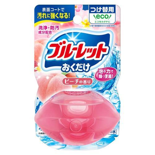 ・洗浄・防汚成分配合で便器の汚れを抑える ・流すたびに便器表面をコートし汚れの付着抑制 ・泡立ちながら汚れを洗い流す ・香りがトイレ空間を爽やかにする ・便器の輝きを保つ ・約3?5週間使用可能 原産国：日本 区分：日用品 発売元/製造元等...