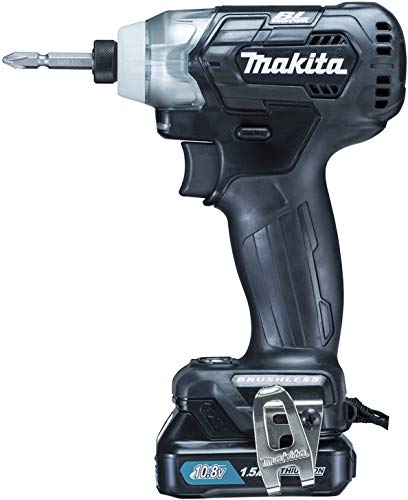 1.5Ahバッテリ2本・充電器・ケース付黒/-/TD111DSHXB・Color:黒Style:1.5Ahバッテリ2本・充電器・ケース付・パッケージ個数:1・最大締付けトルク:135N・m・回転数:強0~3000、弱0~1300回転/分・打...