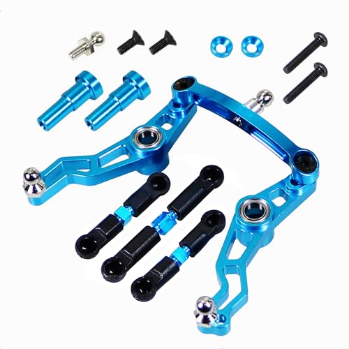 イーグル製サスペンションセット：タミヤTT02用（#TT02-14シリーズ）と組み合わせることにより高次元の舵角を実現し、これまでにないドリフト走行をお楽しみいただけます。・60-61硬質アルミ製ステアリングクランクでは、合計6個のベアリン...