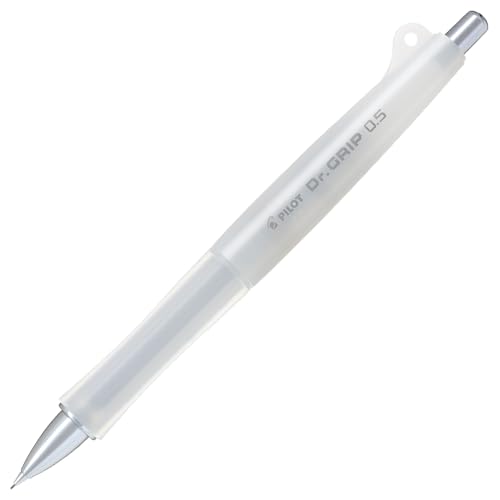 アイスホワイト/-/HDG50RIW・PatternName:単品・パッケージ個数:1・人間工学に基づき、無理なく握れる軸径を採用したドクターグリップシリーズ・サイズ 最大径φ 14.4mm　最長 153mm・シャープ芯径 0.5mm ボデ...