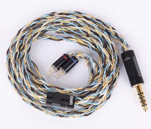 -/2pin4.4mm/-・Size:2pin4.4mm・優良線材使い希土銅＋銅銀合金＋古河銅線材上がりました、クリアでレンジの広い、バランスに優れる4芯高品質リケーブルです。・高音質信号伝送ロスを最小限に抑え音の劣化を少なく、音の広がりや...
