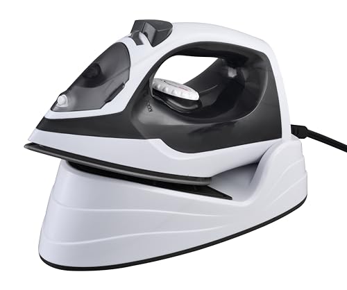 ホワイト／ブラック/-/GD-Si801・パッケージ個数:1・コード＆コードレススチームアイロン　セルフクリーニング機能付き　パワーショット付き　温度調節ダイヤル（ドライ/スチーム/高温）　ノンステックかけ面　スプレー＆スチーム機能　温度調...