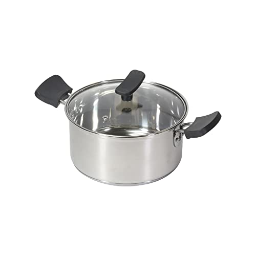 両手鍋シルバー/2.5 L/HB-6573・Size:2.5 LStyle:両手鍋・パッケージ個数:1・製品サイズ:約幅30.5×奥行19.5×高さ14.5cm、鍋の深さ:約10cm・製品重量:約0.86kg・《本体》素材・材質:本体/ステ...