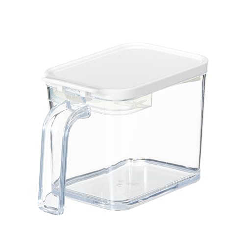 レギュラータイプホワイト/700ml/A1108・パッケージ個数:1・片手で開閉でき便利。すり切り板付で計量がスムーズ1