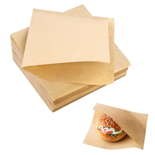 茶色、両側開口（100枚入れ）/17cm*18cm/HM332・Color:茶色、両側開口（100枚入れ）Size:17cm*18cm・ハンバーグ包装紙当社のハンバーグ包装紙は100枚の耐水耐油性紙を含み、多種のサイズが各種のおいしい食べ物...