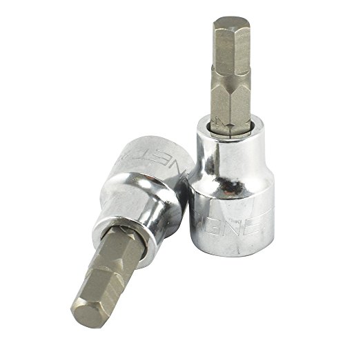 9mm-/-/S22889・Style:9mm・パッケージ個数:1・差込角SQ：3/8・サイズmm：9.0・全長L1；mm：49・軸長L2；mm：23・外径D；mm：17.5●6角キャップスクリュー用のビットソケット。