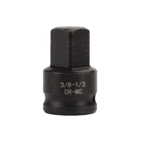 -/3/8-1/2/-・Size:3/8-1/2・パッケージ個数:1・サイズ：3/89.5mm→1/212.7mm 　重さ：55g・差込角サイズを変換できるインパクトレンチ対応のソケットアダプター・エアーインパクトレンチ、電動インパクトレン...