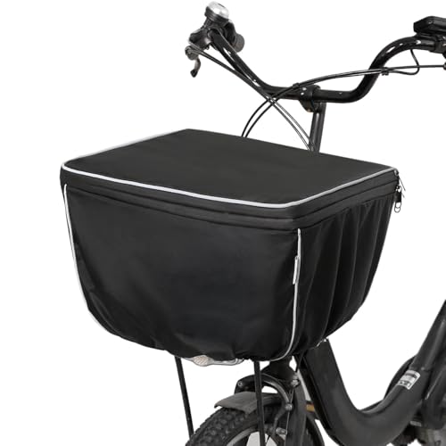 ブラック/周囲約120〜148cm/CKQS-002・パッケージ個数:1・幅広い対応サイズ：ゴム紐の長さを調節すれば、周囲約120〜148cmの自転車かごに対応。電動アシスト自転車など大型のフロントバスケットにも使えます。・2段式で容量UP...