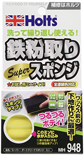 イエロー/H148×W78×D45/MH948・パッケージ個数:1・日本・商品重量24g●ボディの塗装面に付いた鉄粉を取り除く。また塗装ミスト・ピッチ・タールなどの頑固な汚れも除去。 ●スポンジに付いた汚れは洗って何度も使えるので、従来のね...