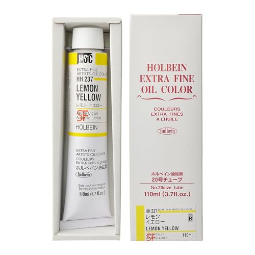レモンイエロー/110ml/HH237・Color:レモンイエロー・対象性別 :男女共用ホルベイン油絵具は現在世界で一番厳格な米国ASTMの基準に準じて紫外線曝露テストを行い、チューブに耐光性を4段階で表示しています。