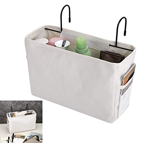 ホワイト/-/S631384977116・規格材質：高品質キャンバス+スチール製、サイズ：約28*10*19cm、カラー：ホワイト・適用場所学校の寮や部屋のベットサイド、キッチン、バスルームの収納などに様ざまな場所にお使えいただけます。・小...
