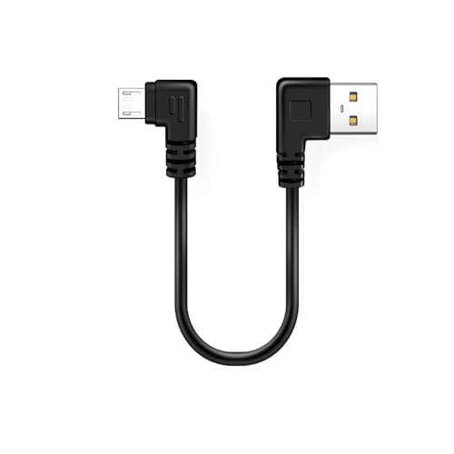 -/0.25m 右L*左L/-・Size:0.25m 右L*左L・コネクタ形状:USB microタイプBオス - USB microタイプB上下左右90°方向変換ケーブルメス、USB microタイプBオス.長さ:0.25m・90度方向転...