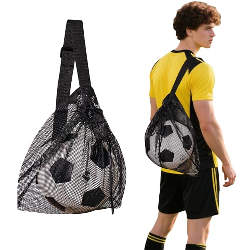 ModernBlack-B/-/JP310-B-Black・Color:Black-B・高い通気性サッカーボール ネットは良質のメッシュ生地で作られており、軽量で長持ちし、通気性に優れ、ボールの表面を効果的に乾燥に保ち、ニオイの発生を抑える...