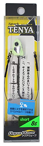 ショート#TE2 番長グロー/8g/-・Weight:8g潮の流れに馴染ませやすいフラットヘッドタイプを採用、フック位置を下げヘッドとベイトの一体感を高めています。ヘッドサイズごとに重量バランスを最適化させており、水平気味のナチュラルアクシ...