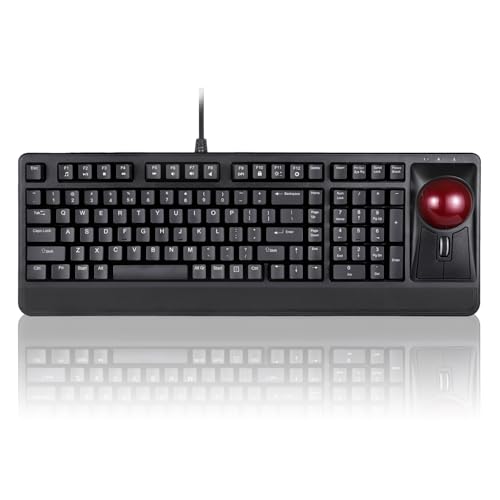 メカニカルブラック/-/11578・Style:メカニカル・パッケージ個数:1・直径55mmの大型トラックボールを搭載したメカニカルキーボードです。チルトホイール機能あり、FN+F9でトラックボールの感度を設定できます。マウスが不要なので、...