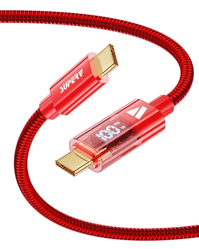 USB-C to Cレッド/30cm/rt4・Size:30cmStyle:USB-C to CColor:レッド・急速充電SUPERV Type-C 充電ケーブルは100W（20V/5A）の高速出力、PD3.0急速充電プロトコルを搭載、L...