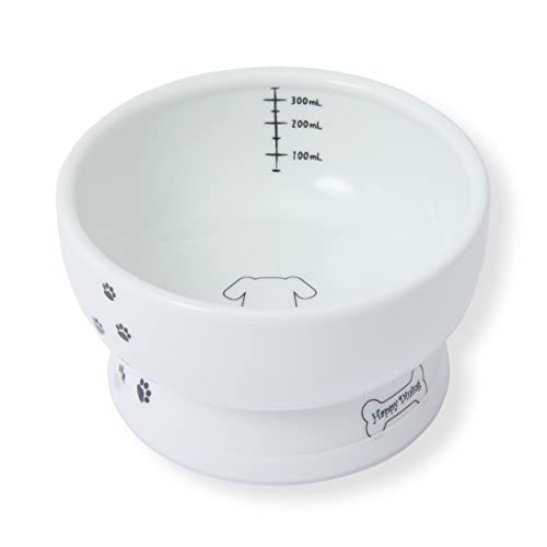 ウォーターボウル+脚付犬柄/レギュラーウォーターボウル/4580471867990・Color:犬柄Size:レギュラーウォーターボウル・パッケージ個数:1・猫用食器でおなじみのハッピーダイニング食器が犬用で登場 猫用の脚付ウォーターボウル...
