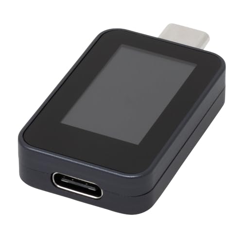 グレー/-/KM-08・パッケージ個数:1・表示内容: 電圧／電流／電力／D+電圧／D-電圧／CC電圧／電流方向／使用時間／使用中積算電力 エネルギー量・USB PD Power Delivery 3.1対応、最大対応電力: 240W・測定...