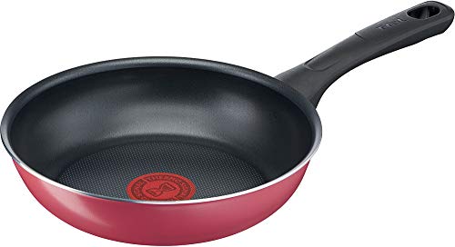 01 フライパン20cmレッド/20cm/B55902・Color:レッドSize:20cmPatternName:フライパン・パッケージ個数:1・日本品は、品質表示・取扱説明書が印刷されたティファールの台紙で梱包されています・取扱説明書を...