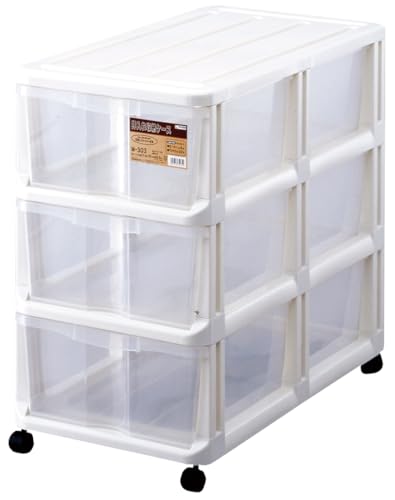 3引き出しホワイト/M-303幅37×奥行70×高さ62.5cm/M-303・Size:M-303幅37×奥行70×高さ62.5cm・パッケージ個数:1・色:ホワイト・素材:?ポリプロピレン・押入れの収納に適している収納ケースです。・引出し...