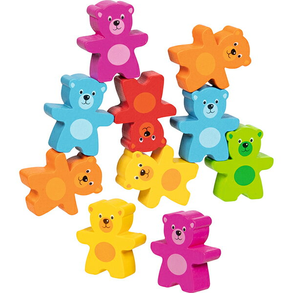 カラフルなくまさんを様々な方法で積み上げて、ピラミッドやタワーを作ることができます。■サイズ：4.2×3.7m（1ピースあたり）■対象年齢：2歳〜■メーカー：ゴルネスト＆キーゼル■メーカー国：ドイツ■製造：中国■素材：木製積み木 ブロック ...