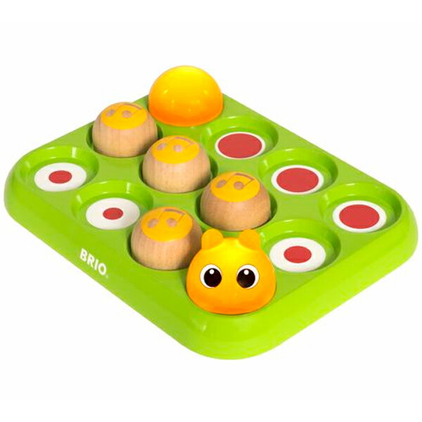 イモムシの頭とおしりがつながるように木製ブロックを置くと曲が流れるおもちゃ。曲は全部で10種類。ブロックの置き方で曲が変わります。 ■サイズ：22.8×5.5×17.6cm■対象年齢：2歳〜■メーカー：ブリオ■メーカー国：スウェーデン■生産...