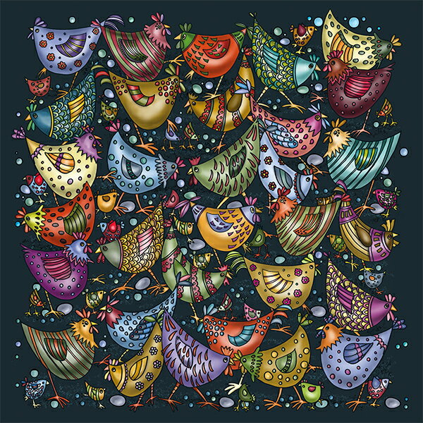 他にないグラフィックデザインの美しさ、複雑なパズルのピース、高品質なパズルで飽きることなく作り続けられます。付属のディスプレイスタンドを利用したり、別に額を用意していただくことで、素敵なインテリアにもなります。■完成サイズ：28×28cm■...