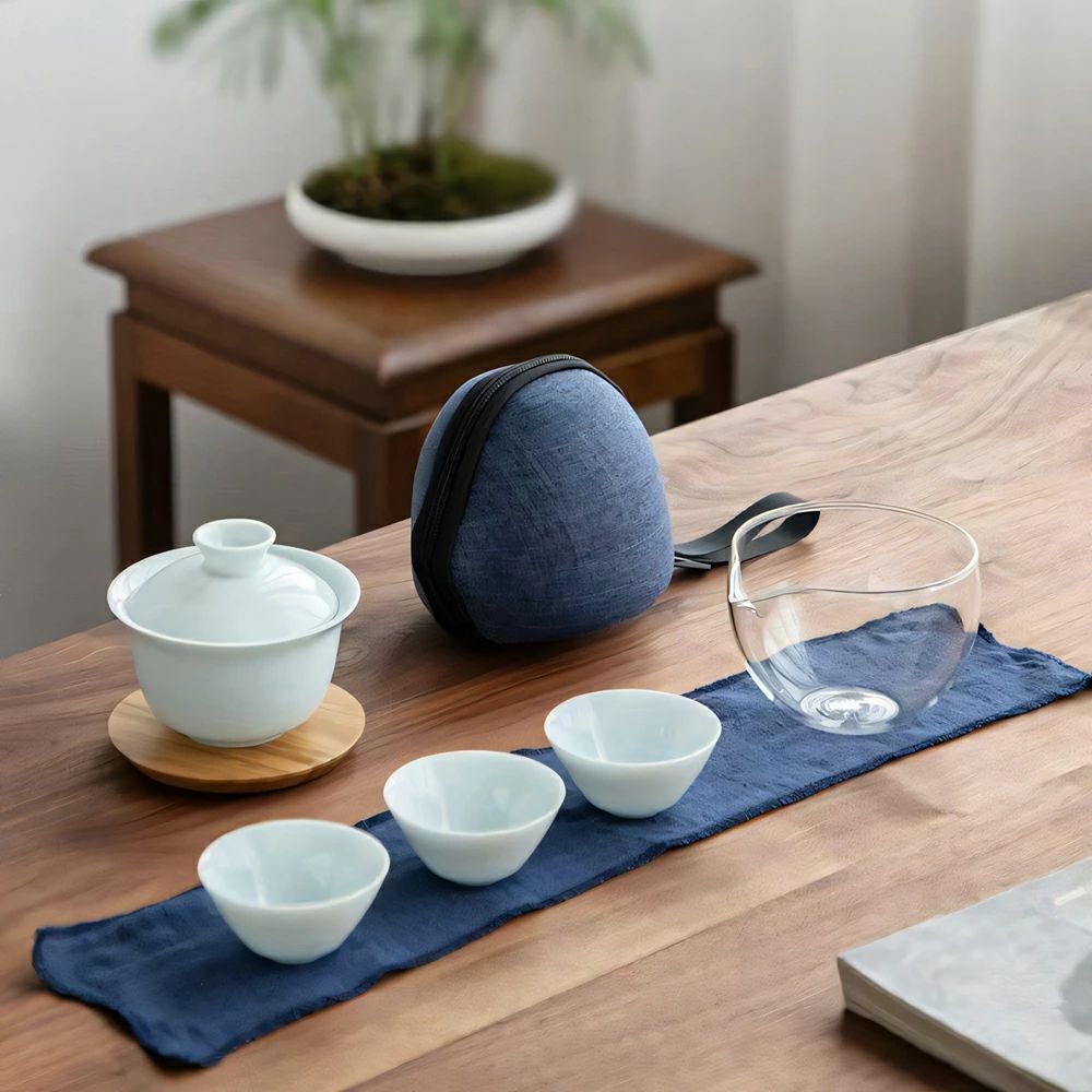 陶磁器 白磁 宝瓶 茶器セット ティー