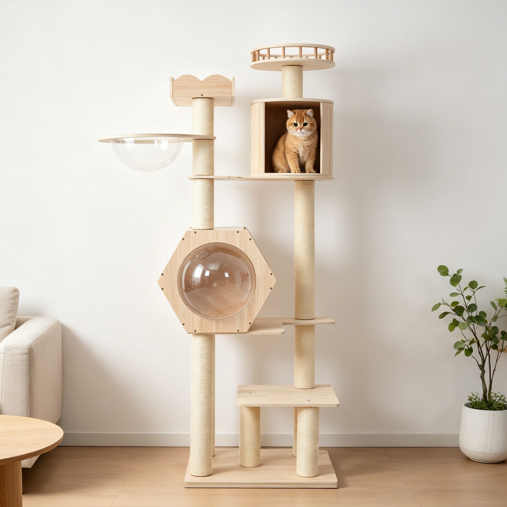 商品情報 素材： 木製、天然麻ロープ カラー： ナチュラル 商品サイズ(約)： 179×96x50CM 梱包サイズ(約)： 61.5×51.5×39CM 梱包個数： 1 商品重量 約21.6KG 生産国： 中国 組立品/完成品： 組立品 梱...