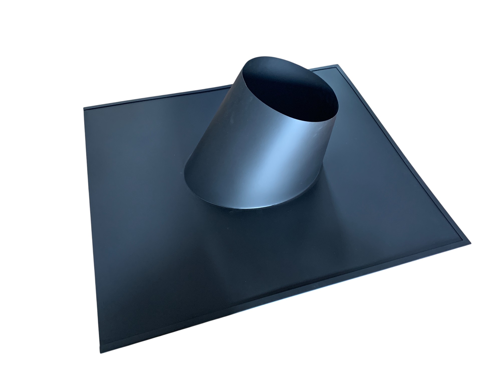 商品詳細 対応屋根勾配:1～5寸5分(5～30°) サイズ : 幅 700mm /奥行 800mm / 口元口径 210mm / 折り返し付き 対応煙突径：断熱ニ重煙突外径 200mm 材質 : ステンレス SUS304 材厚：0.5mm ...