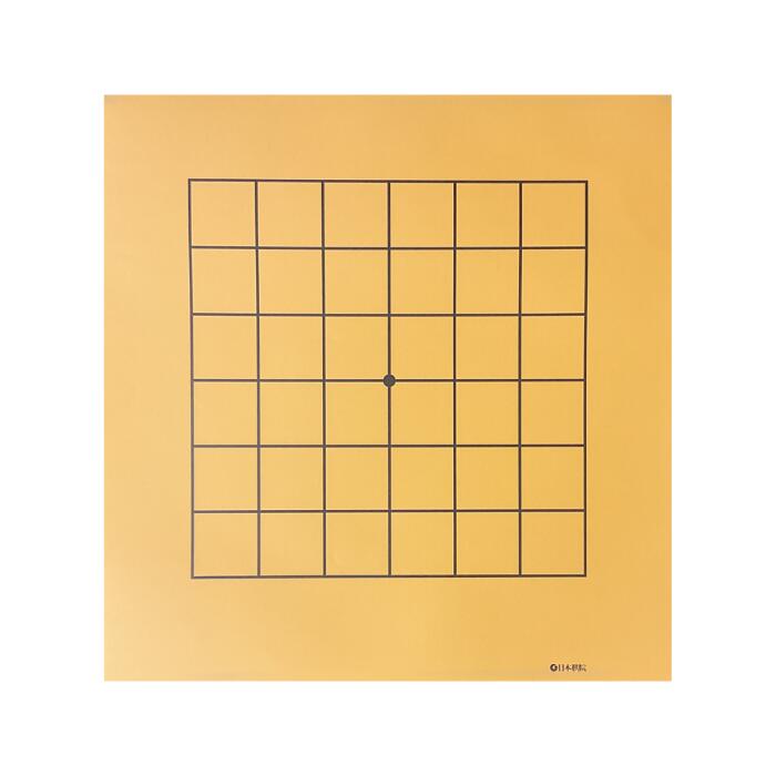 大きいため教室などで講義する際におすすめです。 ホワイトボードや黒板に貼って使用する際は、角を磁石で留めてください。 ◆材質：紙 ◆サイズ：約44×46cm ※直径約5cmの磁石碁石が最適です。 専用碁石