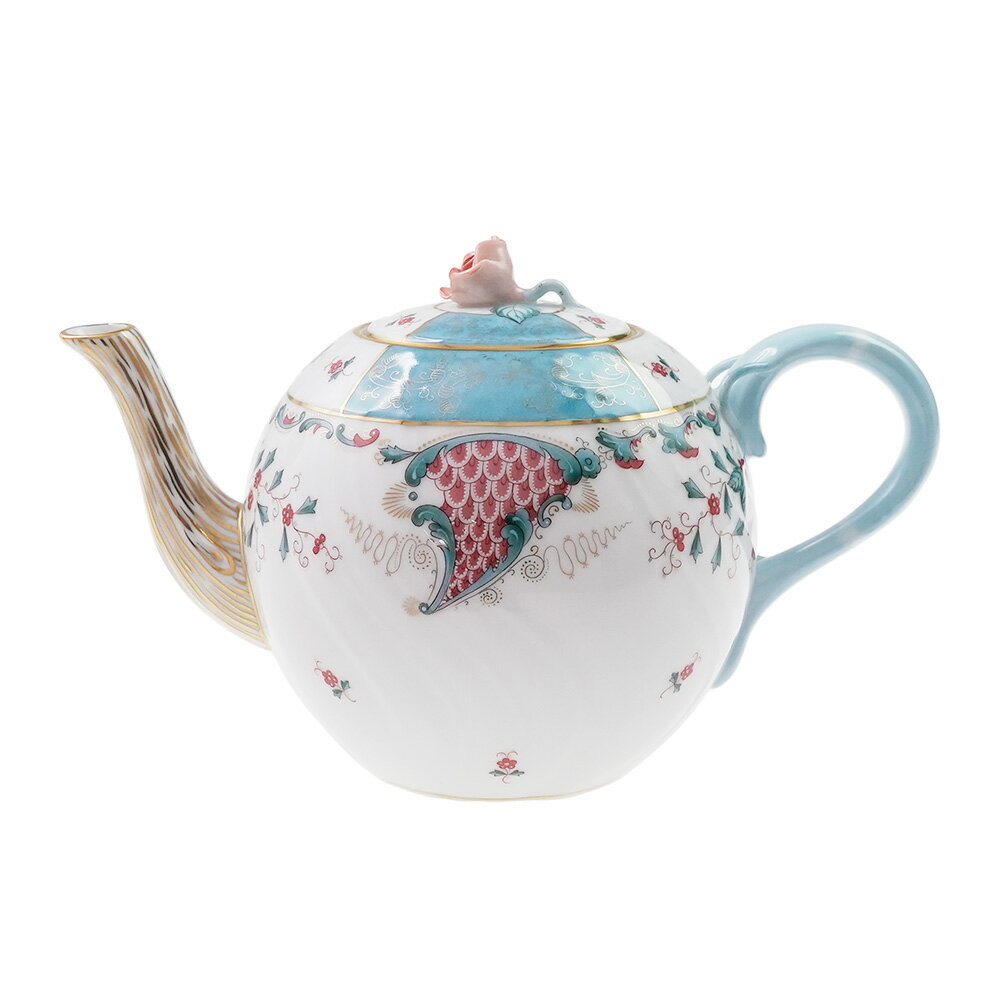 生産国 ハンガリー（Made in Hungary） 素材 磁器 （Porcelain） サイズ 口直径 約5cm / 幅(取っ手・注ぎ口含む) 約20.5cm / 奥行 約12cm / 高さ 約12.5cm / 容量 800ml ブランド...