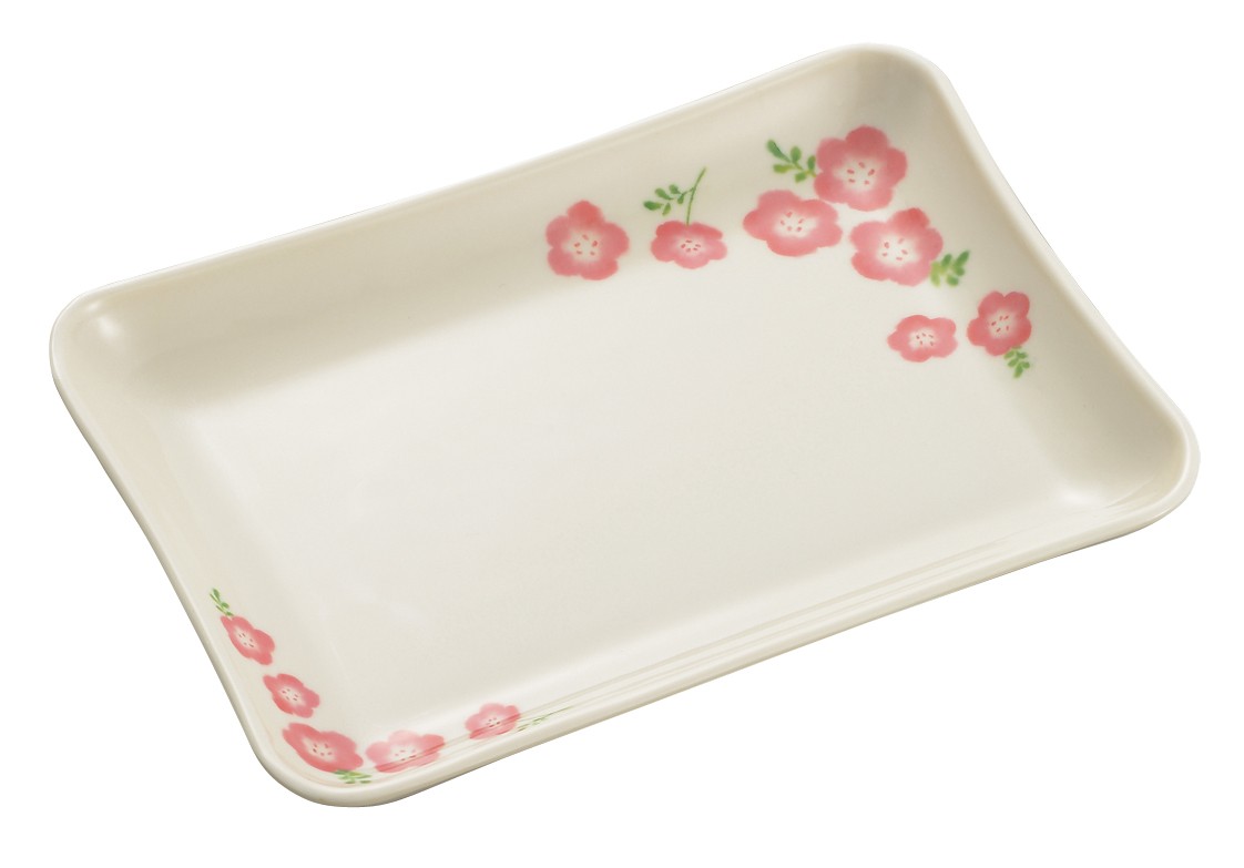 サイズ：207×147×26mm材質：メラミン樹脂耐熱温度：120℃食器洗浄機　使用可電子レンジ　使用不可日本製