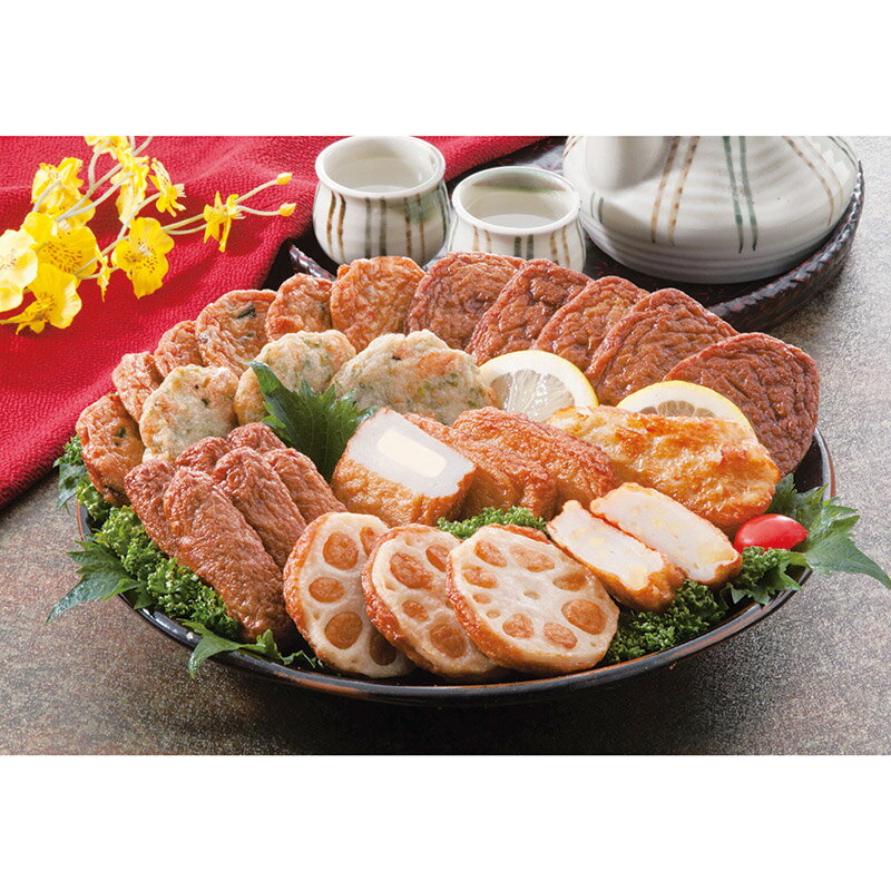 【説明文】鹿児島の代表的な郷土料理「さつま揚げ」 創業50余年の「松野下蒲鉾」は、鹿児島県枕崎市のさつま揚げ専門店。枕崎港に水揚げされる豊富な魚種を混ぜ合わせたすり身を主体に、調味料などを加えて練り上げ、一番搾りの菜種油で揚げた「昔ながらの...