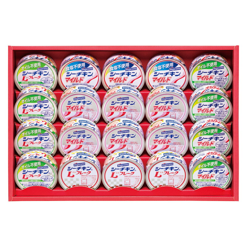 【説明文】人気のシーチキンを詰合わせました。素材やカタチ、製法によってそれぞれのおいしさが楽しめます。【内容】シーチキンマイルド（約70g）×6、オイル不使用シーチキンLフレーク（約70g）・オイル不使用シーチキンマイルド（約70g）×各4...