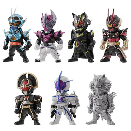 ■1ボックス10個入。1個にチューインガム1個。全7種予定。■『仮面ライダーガッチャード』より「仮面ライダーガッチャード スチームホッパー」、「ヴァルバラド」が早速登場！他にも「仮面ライダータイクーン ブジンソード」、「仮面ライダーリガドΩ...