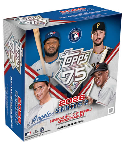 ■1ボックス14パック入。1パック14枚入。■トップス社から「シリーズ2ベースボール」が登場!MLBシーズンが始まりシリーズ1に続き多くの選手が追加!シーズンで活躍が見え出した選手たちがチェックリストを彩ります!トップス社75周年、周年記念...