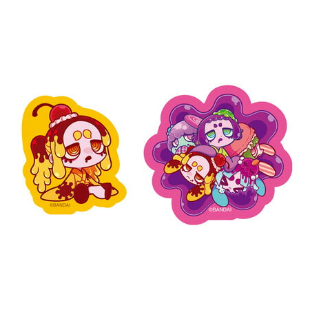 ■1ボックス12個入。1個にグミキャンディ26g。全15種予定。■ガシャポンオリジナルIP『VIRUSWEETS』がステッカーつきのグミになって登場！グミのかたちは全5種で味はグレープ味。ステッカーは全15種！＊未開封ボックスでの発送になり...