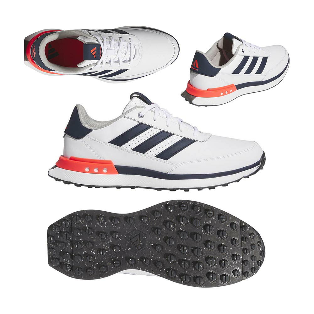 メーカー名アディダス（Adidas） 基本仕様 素材アッパー：天然皮革/合成皮革、ミッドソール：EVA（LIGHTSTRIKE）、アウトソール：合成底 タイプスパイクレス_紐 重量約365g （片足25.5cm） 取扱いサイズ25.0〜28...