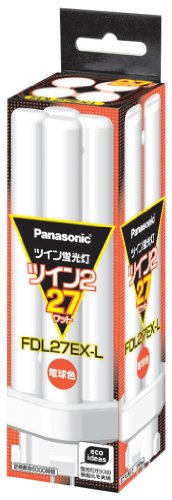 電球色/27形/FDL27EXL・Size:27形:電球色・パッケージ個数:1・口金:GX10q4・b仕様1:/b パルック電球色・梱包サイズ:17.7×4.7×4.7C・パッケージ重量: 0.09 kg●スリムなガラス管をブリッジ技術で結...