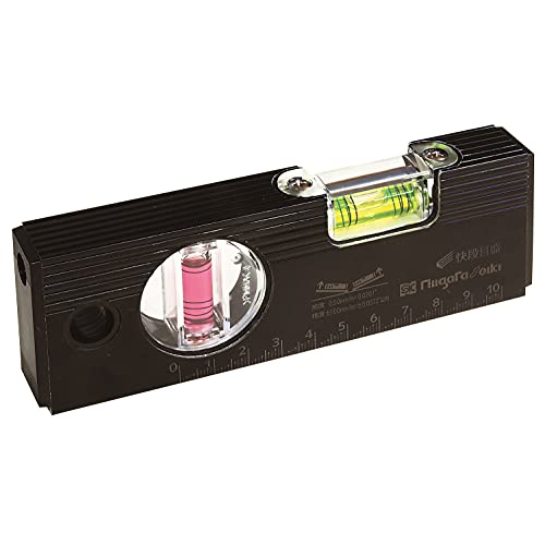 マグネット・黒 150mm MAL-150BKD・・Size:150mmColor:黒・原産国:日本・気泡管種類:4本線アクリル気泡管・感度(mm/m=°):0.5=0.0286・精度(mm/m=°):±1.0=±0.0573以内・マグネッ...