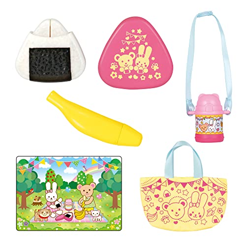 道具・えんそくセット 1851579・・Style:道具Color:えんそくセット・対象年齢：3歳以上・セット内容：おにぎり、おにぎりケース、バナナ、レジャーシート、すいとう、バッグ・メルちゃんとえんそくごっこしましょ?・おにぎりは本当に食...