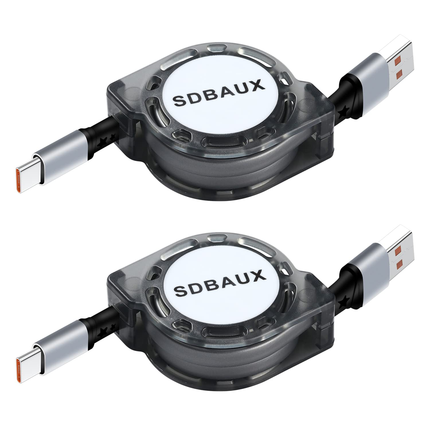 ・グレー ・・Color:グレー・高速充電・データ転送：5V/3Aの急速充電と最大480Mbpsの高速同期を実現出来ます。ケーブル銅製心線を採用し、電気抵抗が低く、 充電速度がより速くなり。・携帯便利：邪魔にならない巻取り式B Cケーブルで...