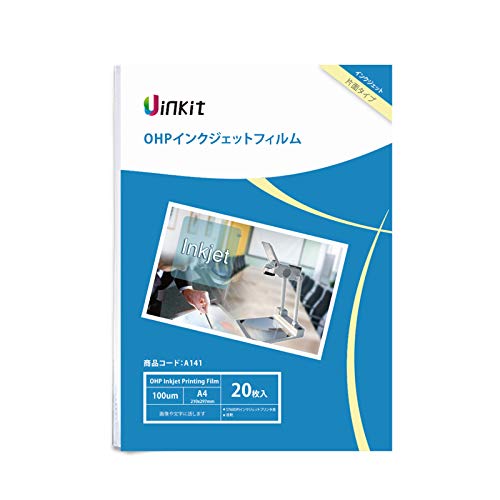 ・透明 インクジェット用A4_0枚入 ・・Size:インクジェット用A4_0枚入・サイズ：A4　枚数：0枚　用紙寸法：97×10mm　厚さ：100um・インクジェットプリンター専用　速乾・透明PE材質　プレゼンテーション、授業にピッタリのコ...