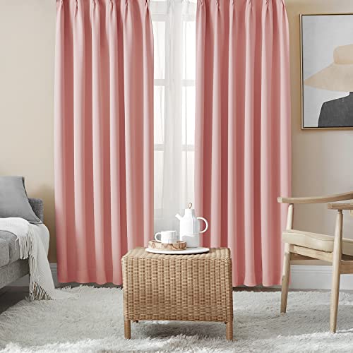 おしゃれ・コーラルピンク 幅100cm×丈178cmカーテン枚 レース枚 ・・:コーラルピンクSize:幅100cm×丈178cmカーテン枚 レース枚・◆一級遮光このカーテンは遮光度が99.99％以上，外からの光をほとんど通さないため、昼間...