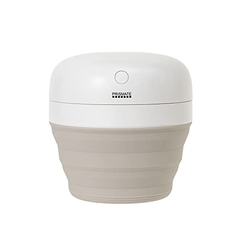 H（ホワイト）//・:H（ホワイト）・たためてスッポリ収納らくらく。今までにない加湿器が新登場！ 折りたたむと約6cで収納できる従来の「かさばる」サイズ感の悩みを覆したポータブル加湿器です。自宅はもちろん、会社や学校のデスクの引き出し、カバ...