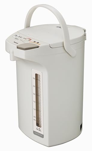 ライトグレー/4 L/MS40HL・Size:4 L・パッケージ個数:1・省エネポット: 真空断熱材でかしこく節電＆上手に保温できる電気ポットです。 大容量ポット : たくさん使える4リットルの保温ポットです。 電動給湯式： 操作パネルに角...