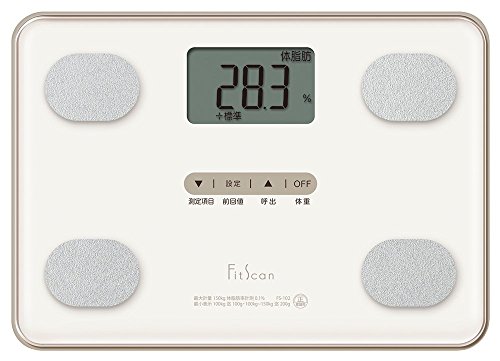 強化ガラスタイプホワイト//FS102H・:ホワイト・パッケージ個数:1・サイズ:D210×297×H25・本体重量:約1.4kg電池含む・素材・材質:本体/ガラス、ベース/ABSアクリロニトリル・ブタジエン・スチレン樹脂、電極板/ステンレ...