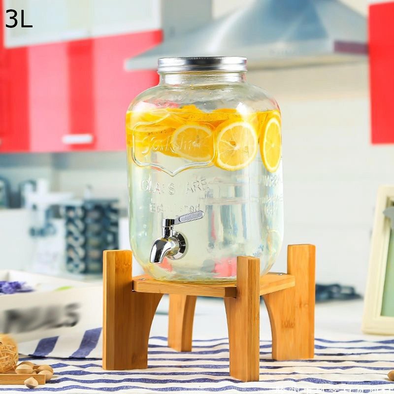 　　　 ◆◇◆人気の秘密◆◇◆ 【高品質素材】ドリンクサーバーはガラス、清潔で透明、高温、酸およびアルカリに耐性があり、無鉛で無毒で、口が広いデザインで、清掃が簡単で。 【大容量】4L/5L/8Lの容量により、ドリンクサーバーは、水、カクテ...